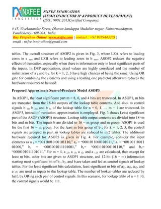 Approximate sum of-products designs based on distributed arithmetic | PDF