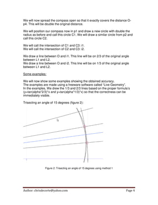 Approximating the trisection of an angle | PDF