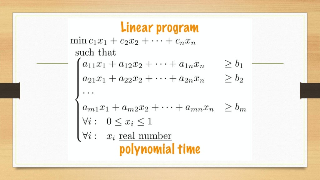 Approximation alogrithms