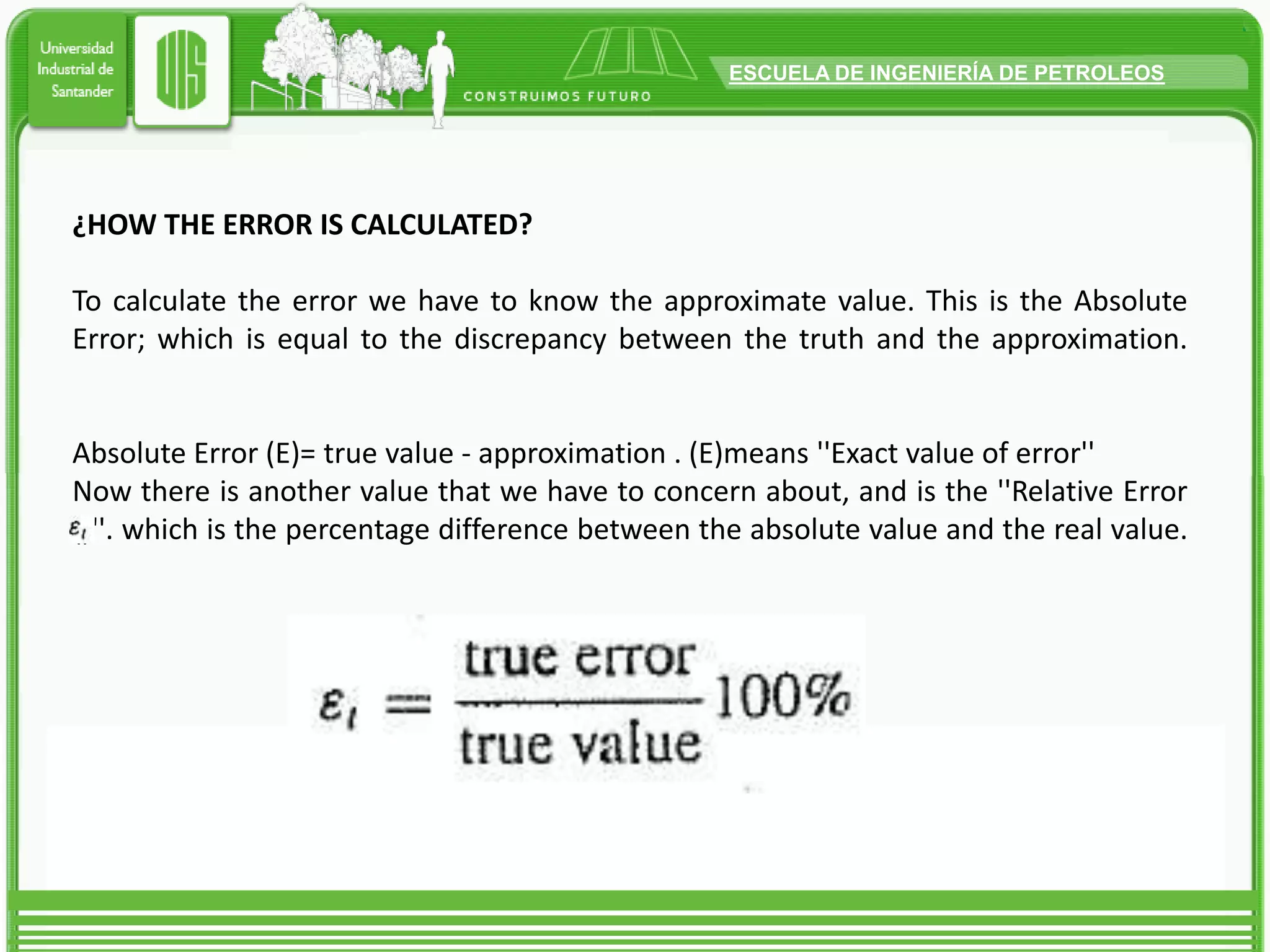 Approximation And Error Pptx Science