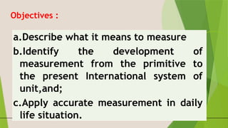 Approximation of Measurement in powerpoint presentation | PPT