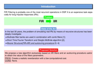 Approximation of Real Impulse Response Using IIR Structures | PPT