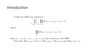 Discrete Markov Random Field Relaxation | PPT