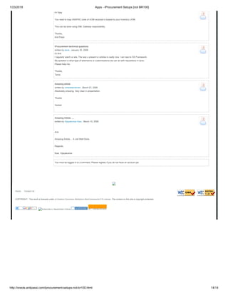 Apps i procurement setups [not br100] | PDF