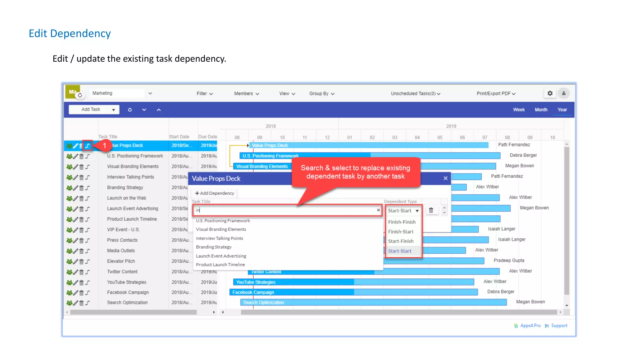 Apps4.Pro Planner Gantt chart (Chrome extension) | PPTX