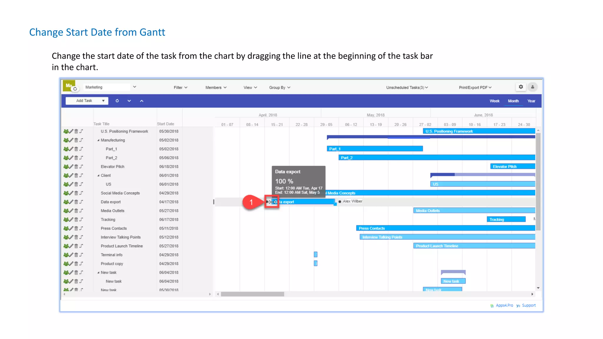 Apps4.Pro Planner Gantt chart (Chrome extension) | PPTX