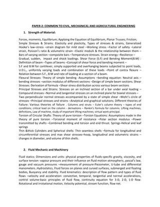 Appsc aee syllabus | PDF