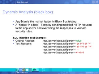 IBM Rational AppScan Technical Overview | PPT