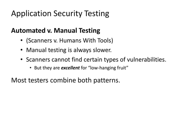 Application Security 101 (OWASP DC) | PPT