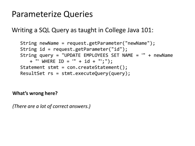 Application Security 101 (OWASP DC) | PPT
