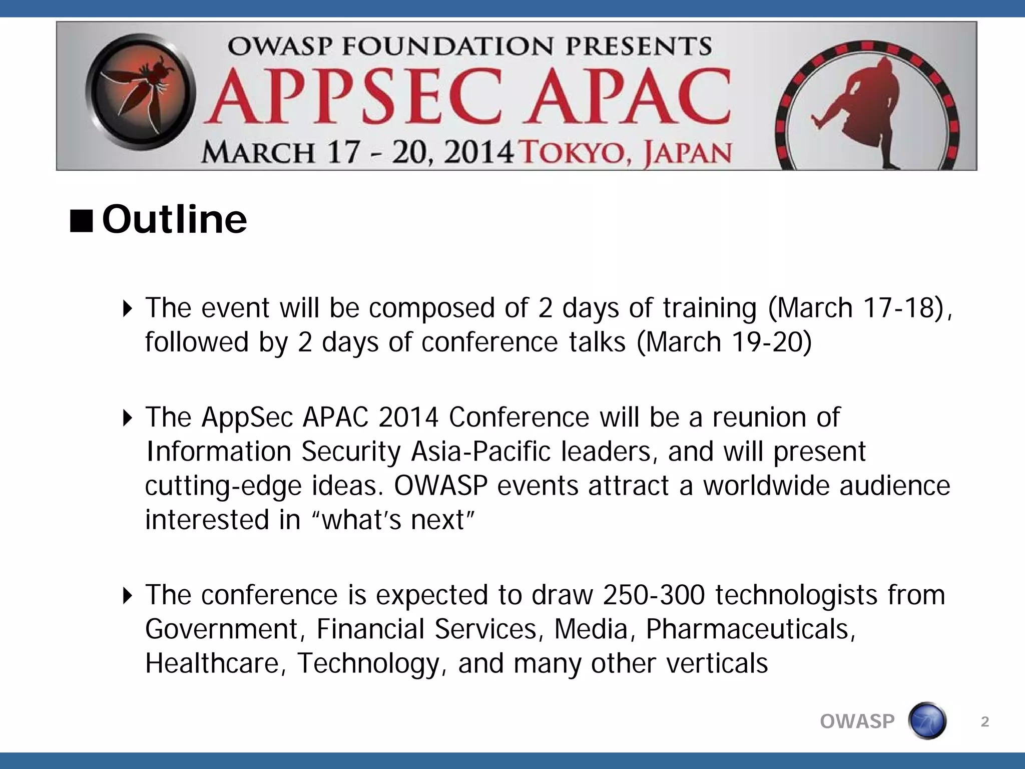 OWASP AppSec APAC 2014 | PPT