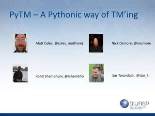 "Threat Model Every Story": Practical Continuous Threat Modeling Work for Your Team | PPTX
