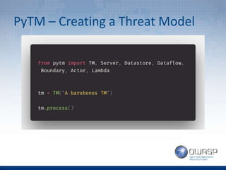 "Threat Model Every Story": Practical Continuous Threat Modeling Work for Your Team | PPTX