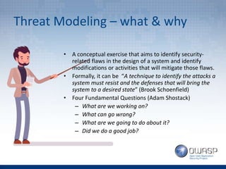 "Threat Model Every Story": Practical Continuous Threat Modeling Work ...