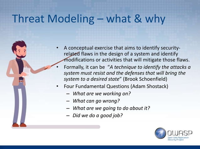 "Threat Model Every Story": Practical Continuous Threat Modeling Work for Your Team | PPT