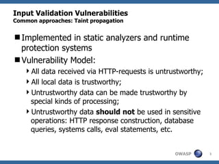 Detecting Security Vulnerabilities in Web Applications Using Dynamic Analysis with Penetration ...