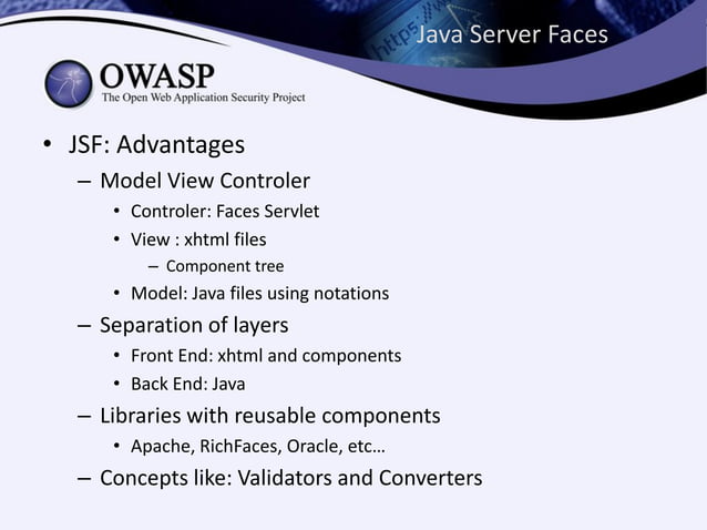Development Security Framework Based On Owasp Esapi For Jsf2 0 Ppt