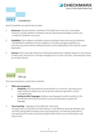 The App Sec How-To: Choosing a SAST Tool | PDF