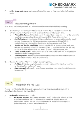 The App Sec How-To: Choosing a SAST Tool | PDF