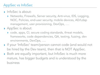 Legacy-SecDevOps (AppSec Management Debrief) | PPT