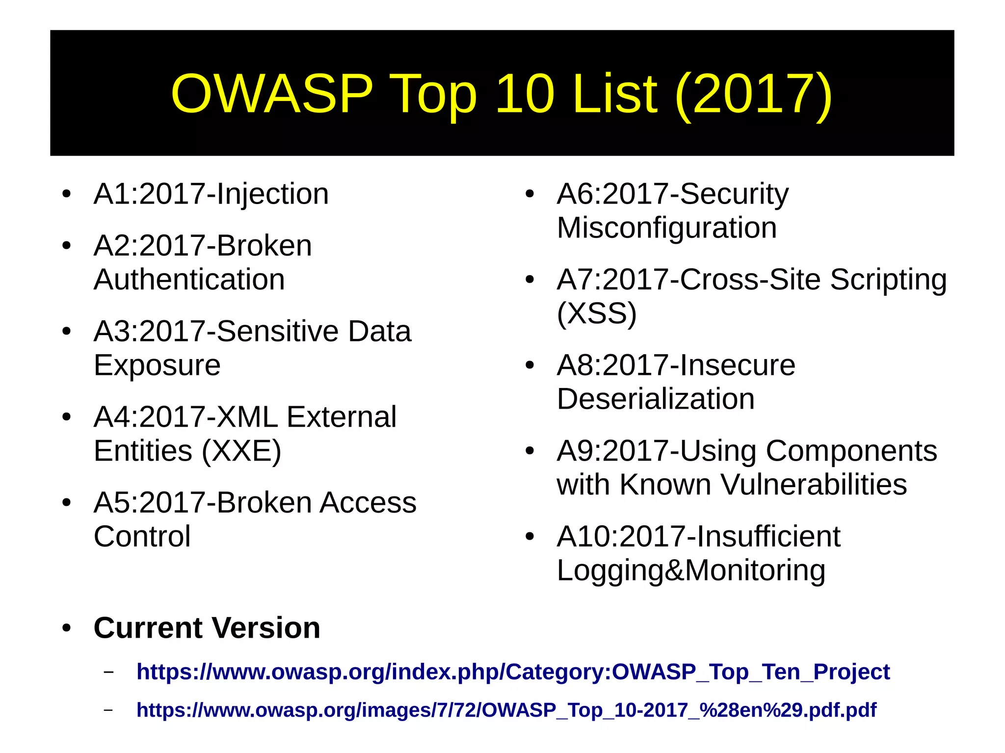CiNPA Security SIG - AppSec Presentation | PPT