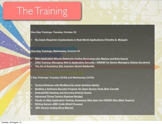 AppSec USA - LASCON Edition | PPT