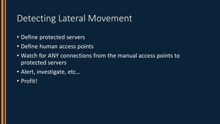 Can't Touch This: Detecting Lateral Movement In Zero Touch Environments ...