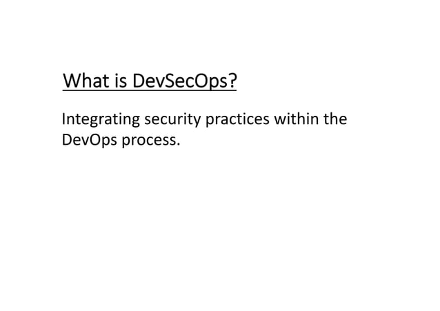 App Sec village DevSecOps as a culture | PDF