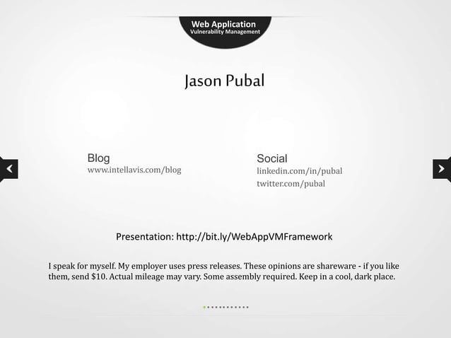 Web Application Security Vulnerability Management Framework | PPTX | Web Development | Internet