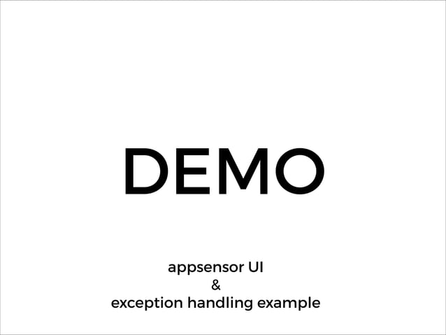 AppSensor - Near Real Time Event Detection and Response | PDF | Web Development | Internet
