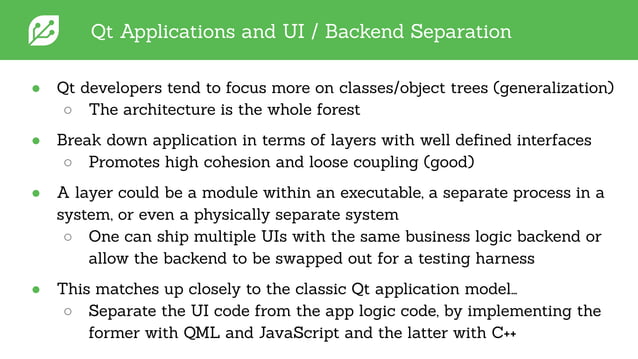 Software Development Best Practices: Separating UI from Business Logic | PDF