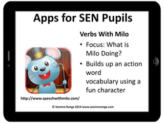 Apps for Pupils With Special Educational Needs (SEN) | PPT