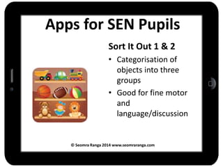 Apps for Pupils With Special Educational Needs (SEN) | PPT