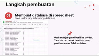 Membangun aplikasi mobile dengan Appsheet | PPTX