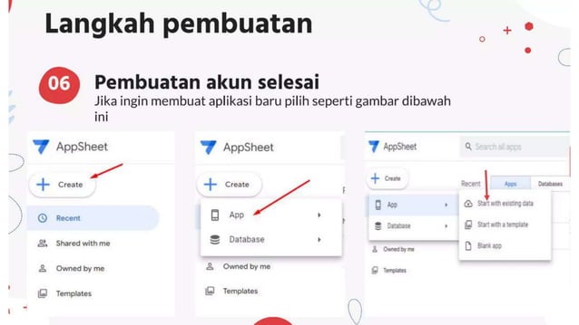 Membangun aplikasi mobile dengan Appsheet | PPTX