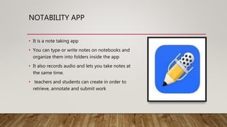 Apps in the classroom | PPT