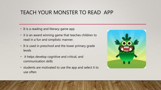 Apps in the classroom | PPT