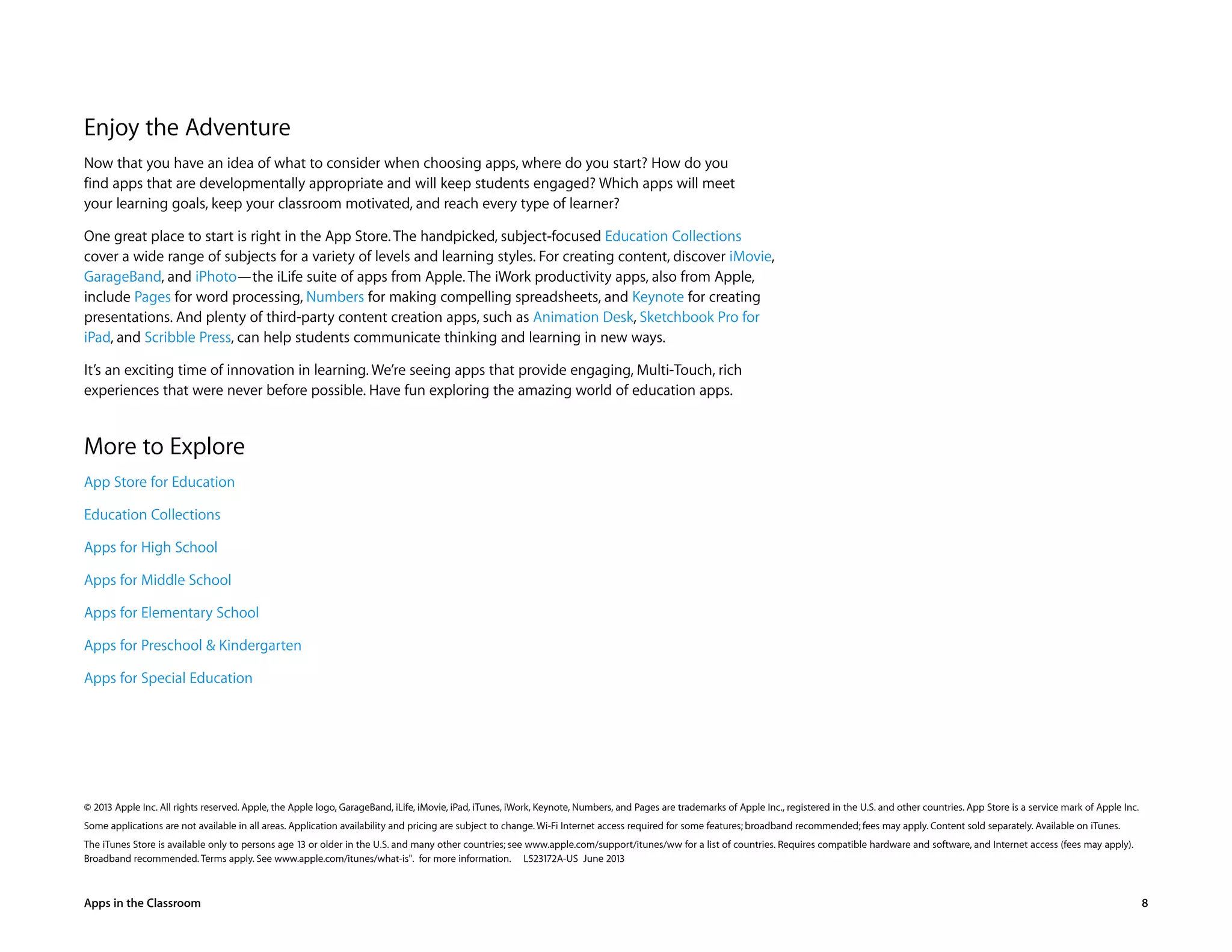 Apps in the classroom apple | PDF