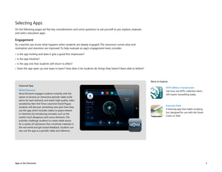 Apps in the classroom apple | PDF