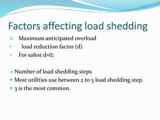 load shedding | PPTX