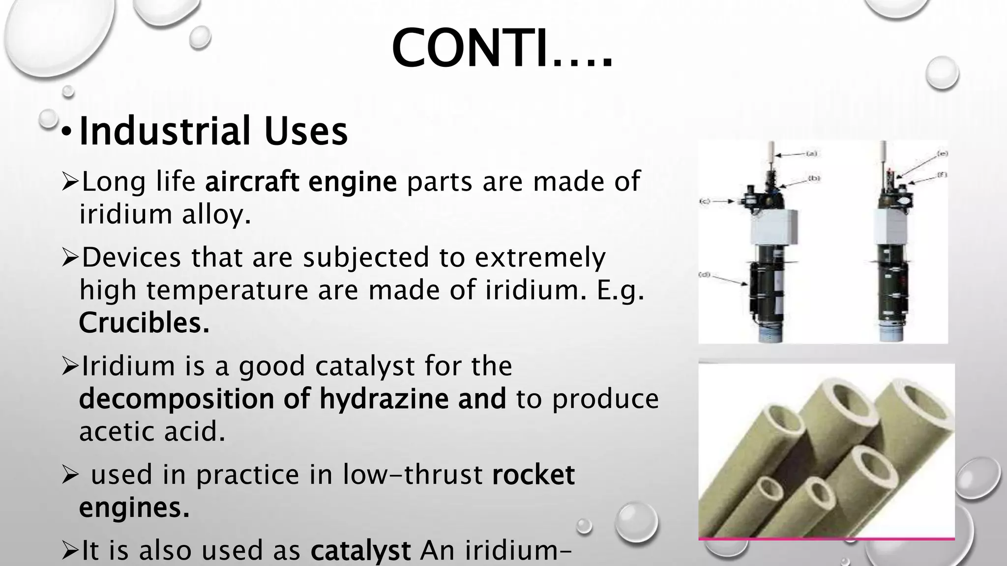 Apps of osmium and iridium | PPTX