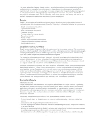 Google Apps Security whitepaper | PDF | Cloud Computing | Internet