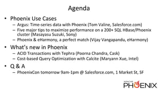 Apache Phoenix: Use Cases and New Features | PPT