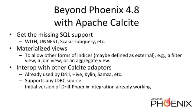Apache Phoenix: Use Cases and New Features | PPT