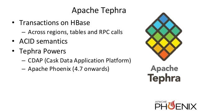 Apache Phoenix: Use Cases and New Features