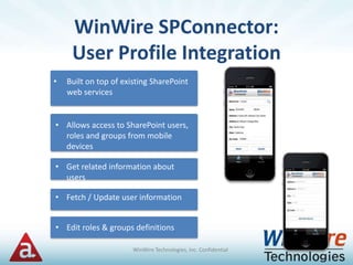 Appsworld - Mobilize your SharePoint with WinWire | PPT
