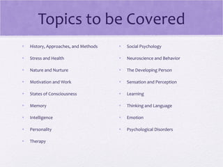 Ap psych curriculum night | PPT