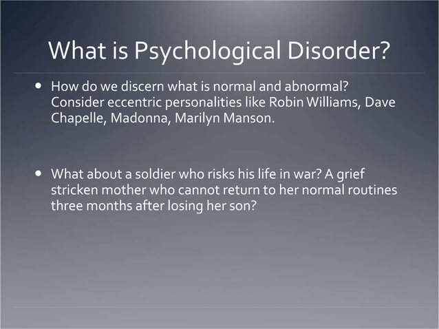 AP Psych disorders.ppt