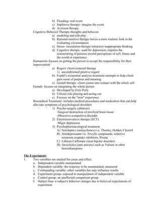 Ap psych exam crib notes | DOC