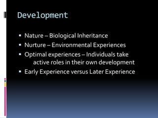 Ap psych human development | PPTX
